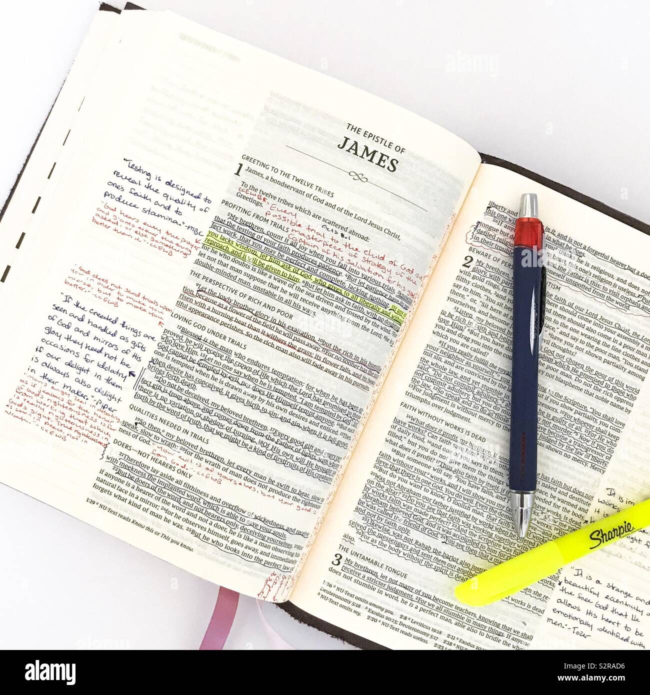 Bible journaling hi-res stock photography and images - Alamy