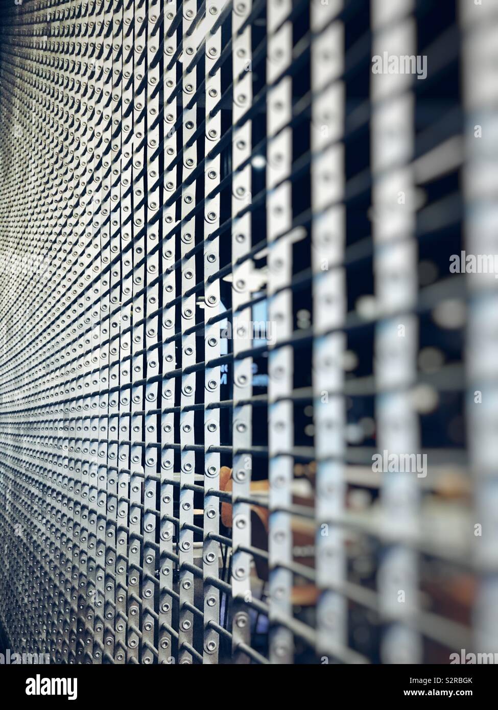 What is behind the chained wall Stock Photo - Alamy