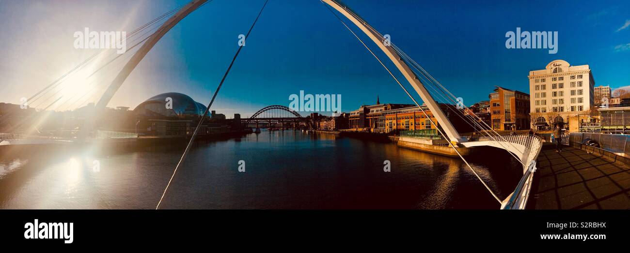 Newcastle panoramic hi-res stock photography and images - Alamy