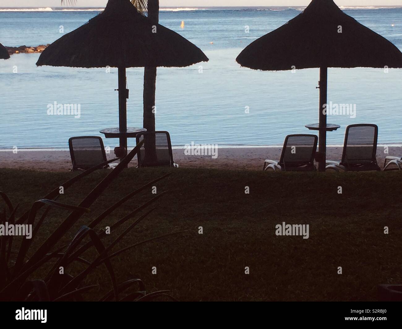 Stunning Mauritius beach view Stock Photo - Alamy