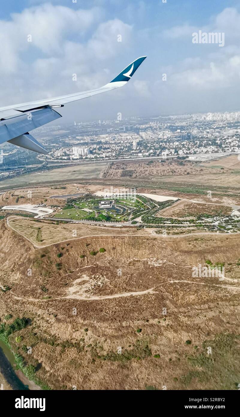 Flying over Hiriya recycling park Stock Photo - Alamy