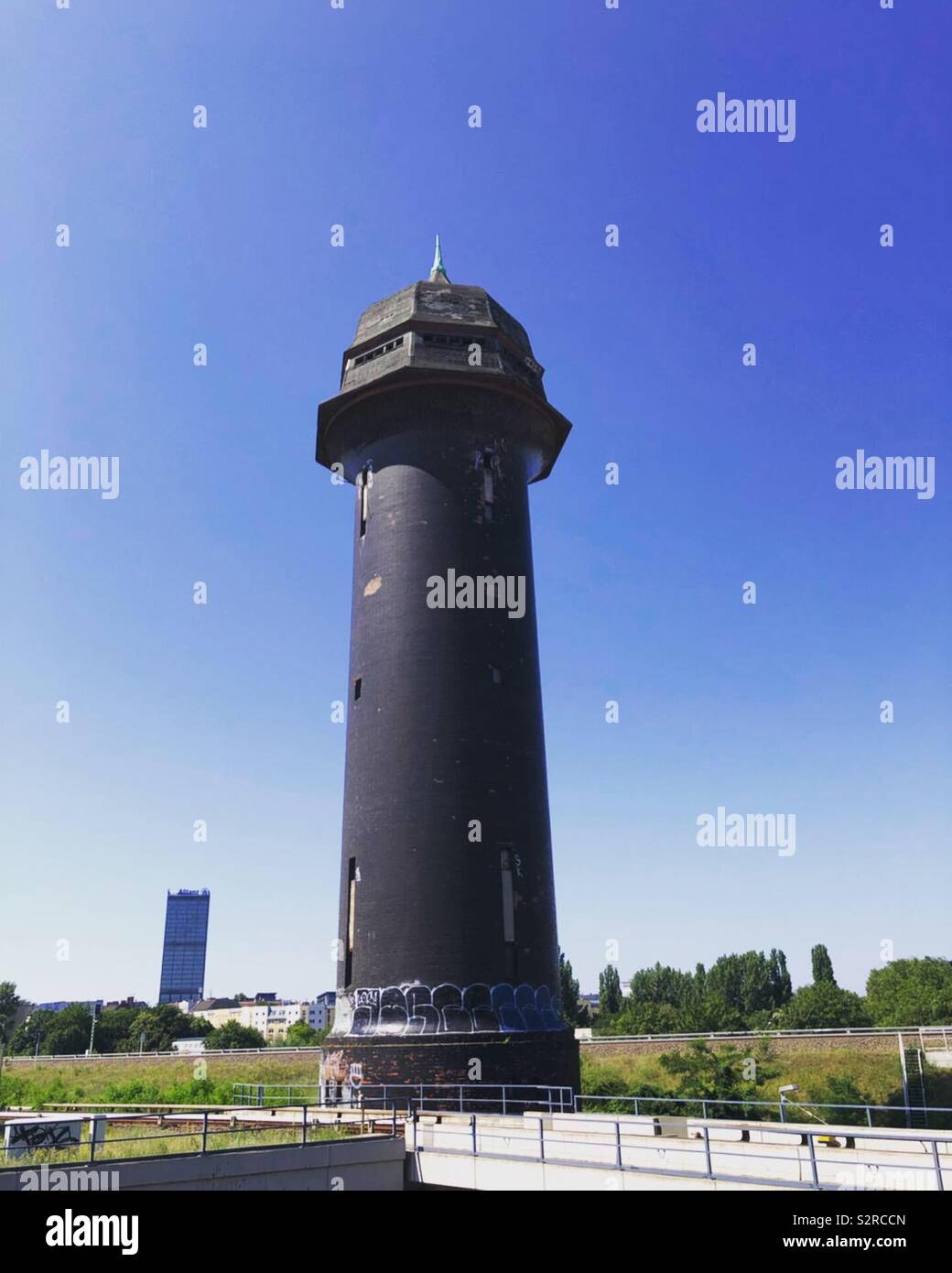 Phallic tower Berlin Stock Photo - Alamy