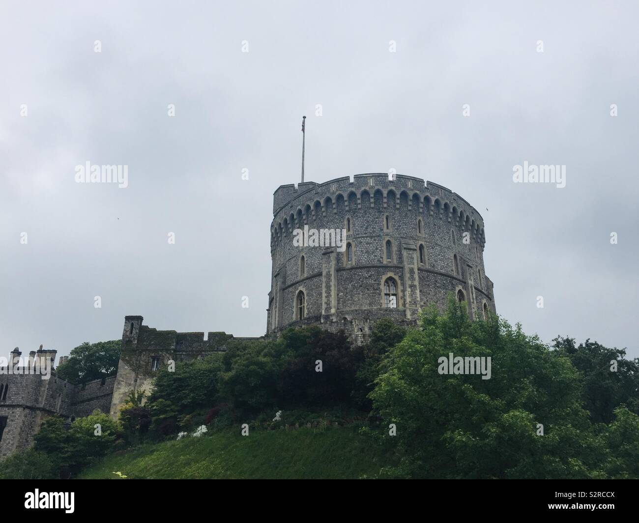 Windsor Castle Round Tower Stock Photos & Windsor Castle Round Tower ...