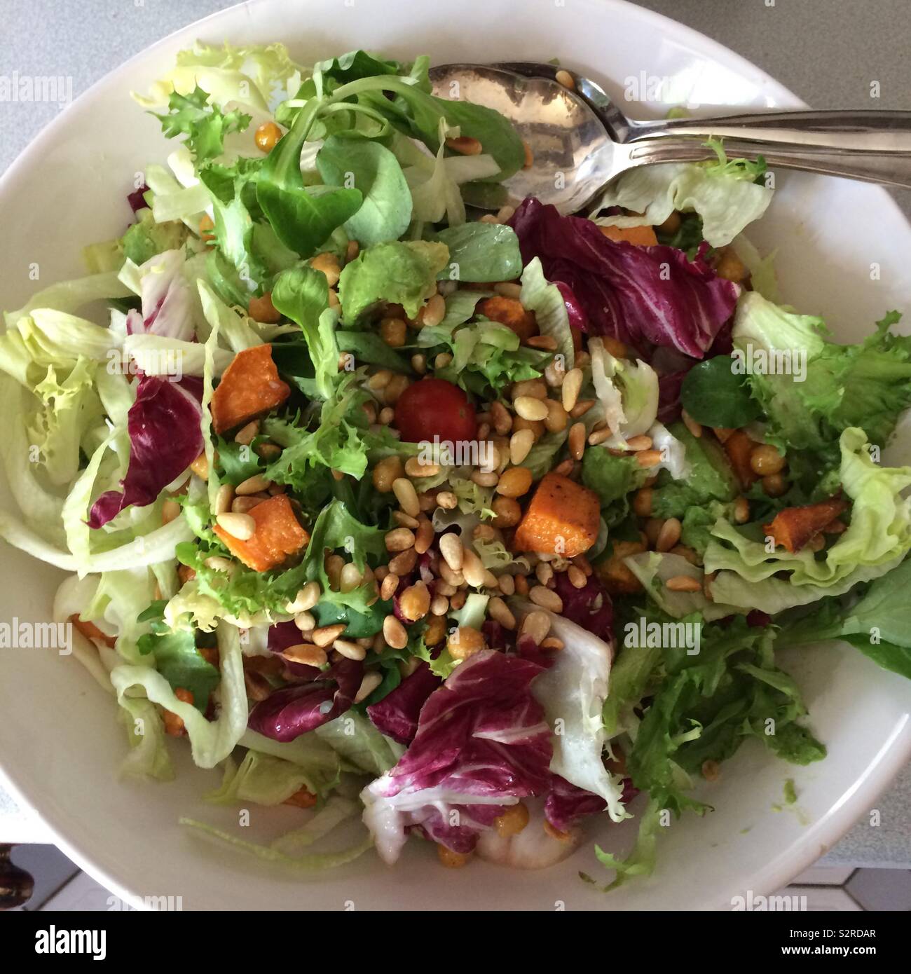 Large salad bowl Stock Photo - Alamy