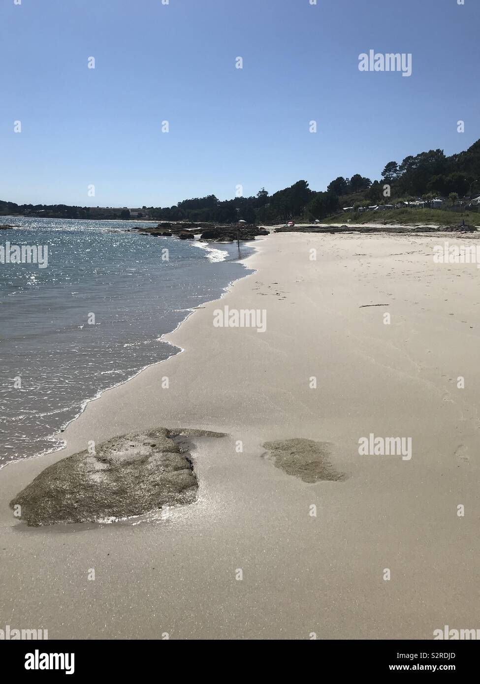 Beach in Galicia Northern Spain (Louro Stock Photo - Alamy