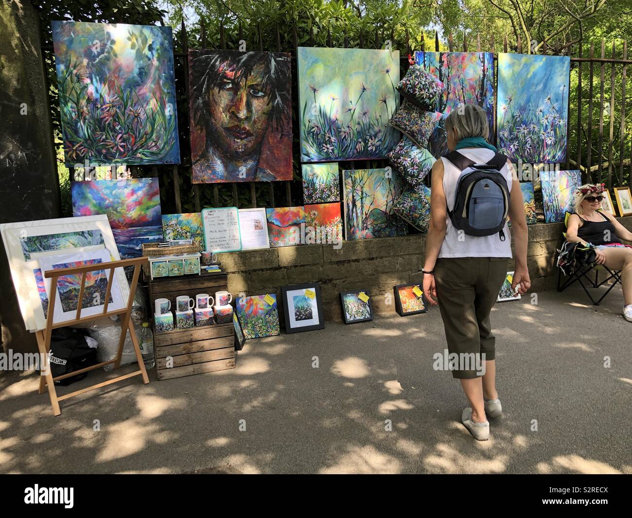 Open air art exhibition hi-res stock photography and images - Alamy