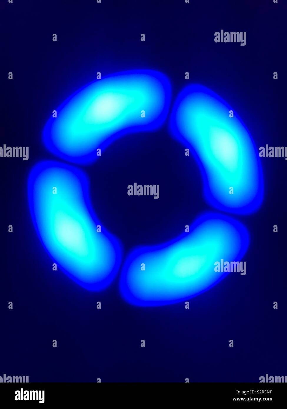 Blue neon light lights hi-res stock photography and images - Alamy
