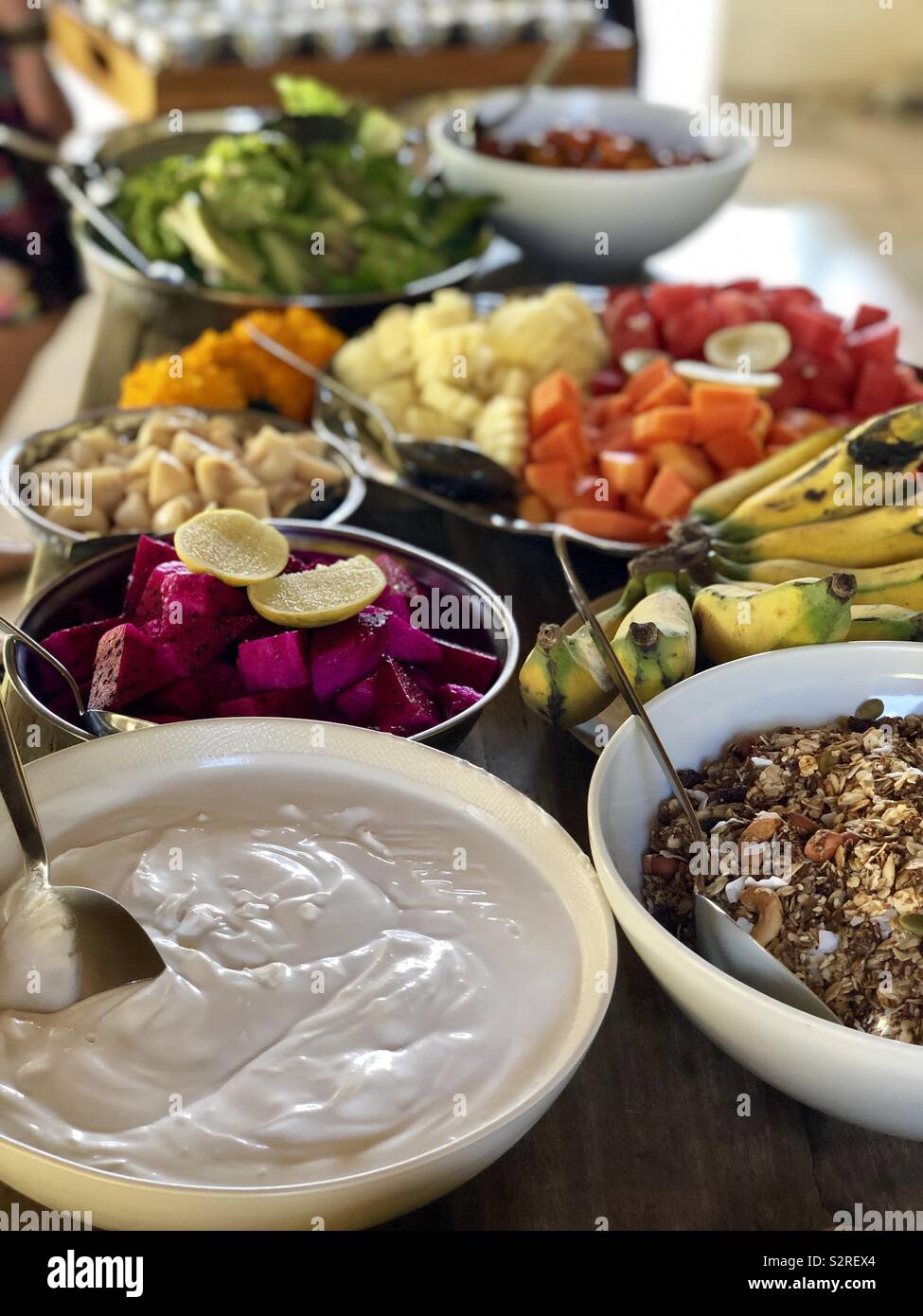 Breakfast buffet fruit hi-res stock photography and images - Alamy