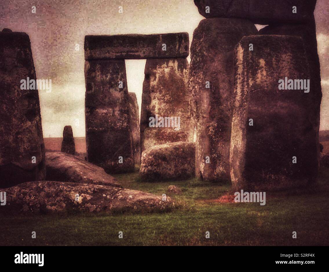 Different angel shot at stone henge Stock Photo - Alamy