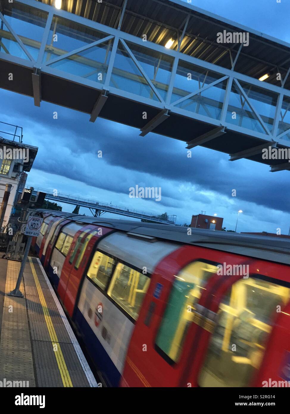 Jubilee line underground train hi-res stock photography and images - Alamy