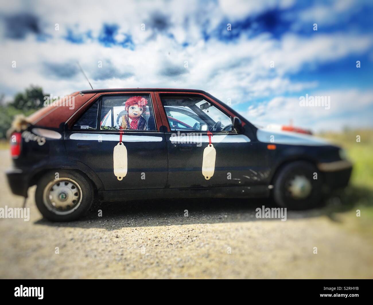 Skoda Fabia car Stock Photo - Alamy