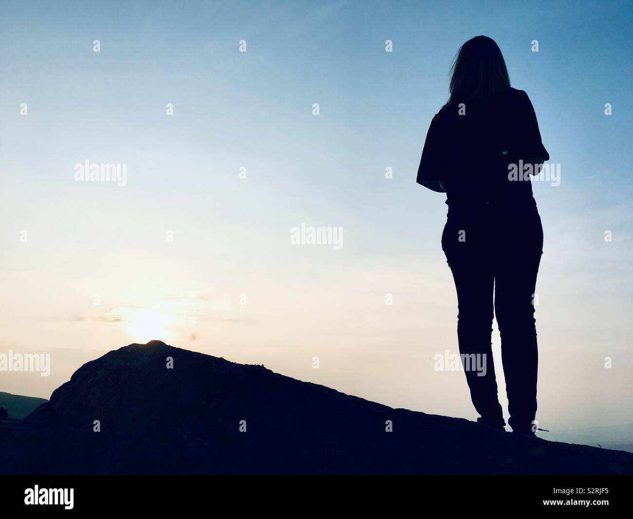 Woman stood hi-res stock photography and images - Alamy