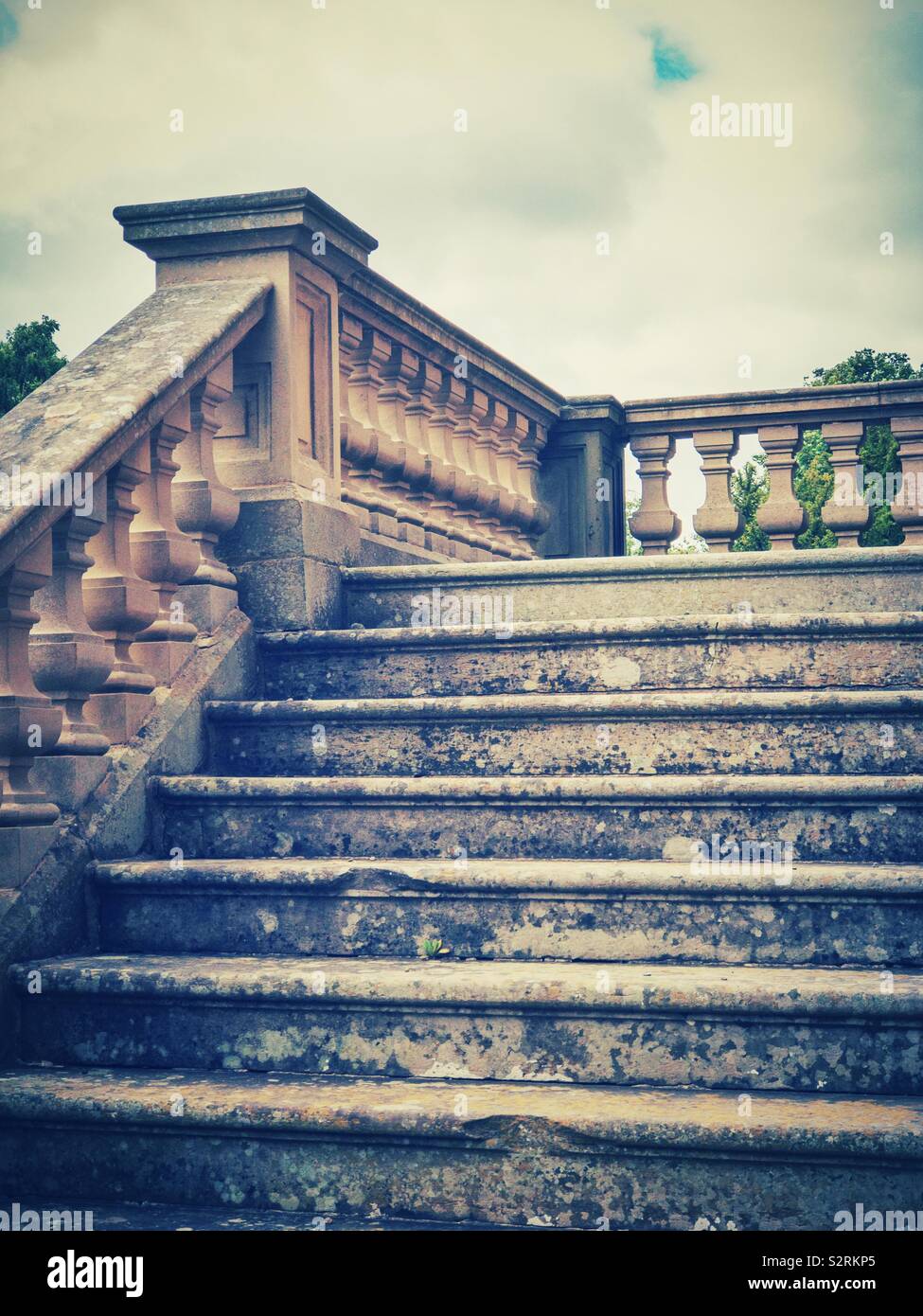 Old stone steps hi-res stock photography and images - Alamy