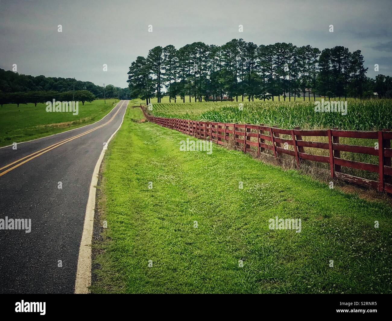 Field behind fence hi-res stock photography and images - Alamy