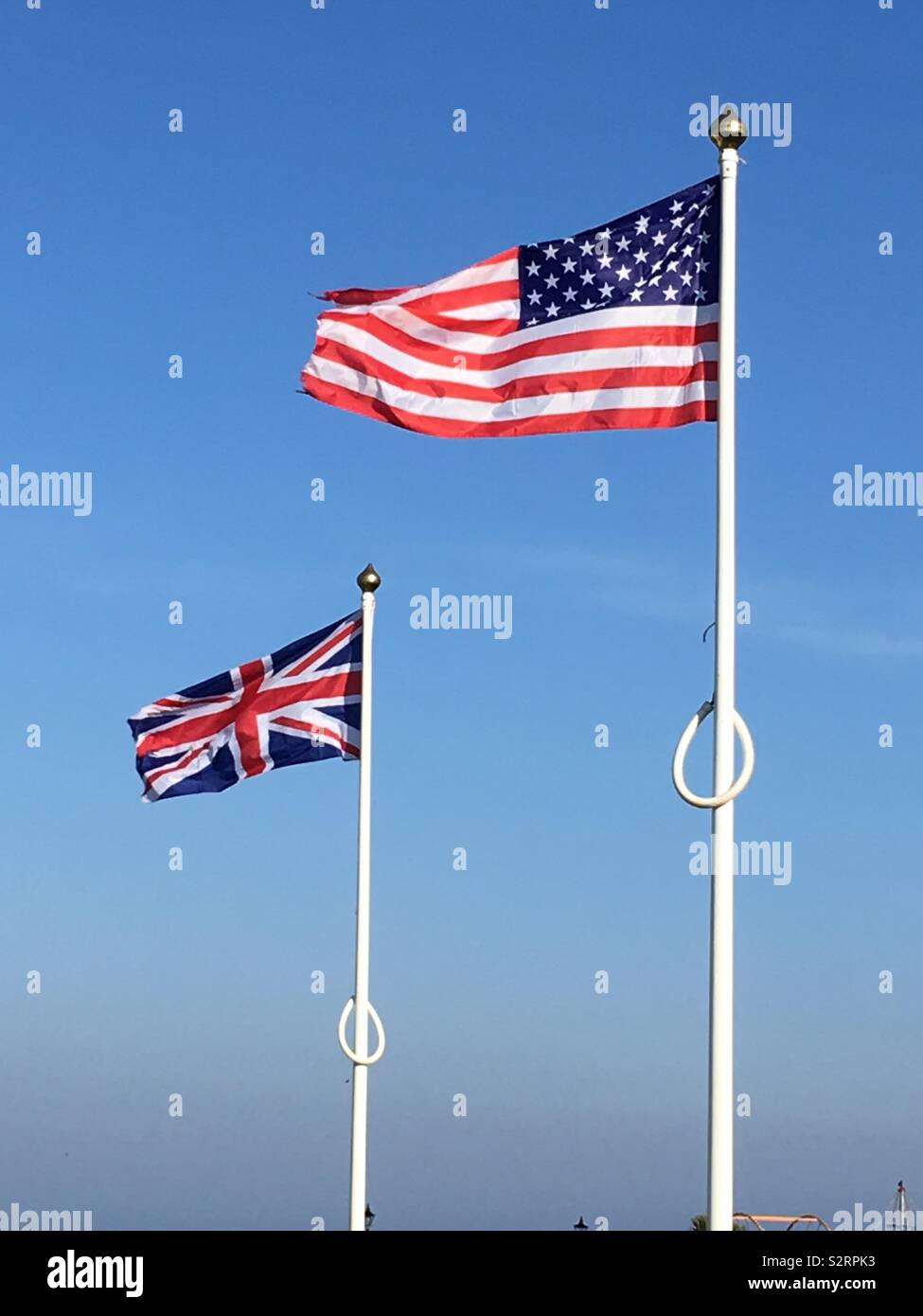 Uk And Us Flags High Resolution Stock Photography and Images - Alamy