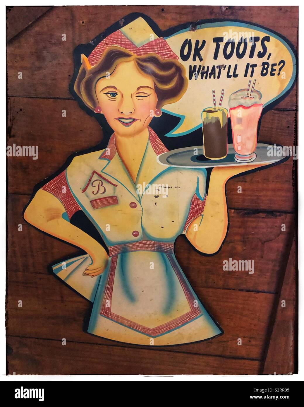 Diner waitress hi-res stock photography and images - Alamy