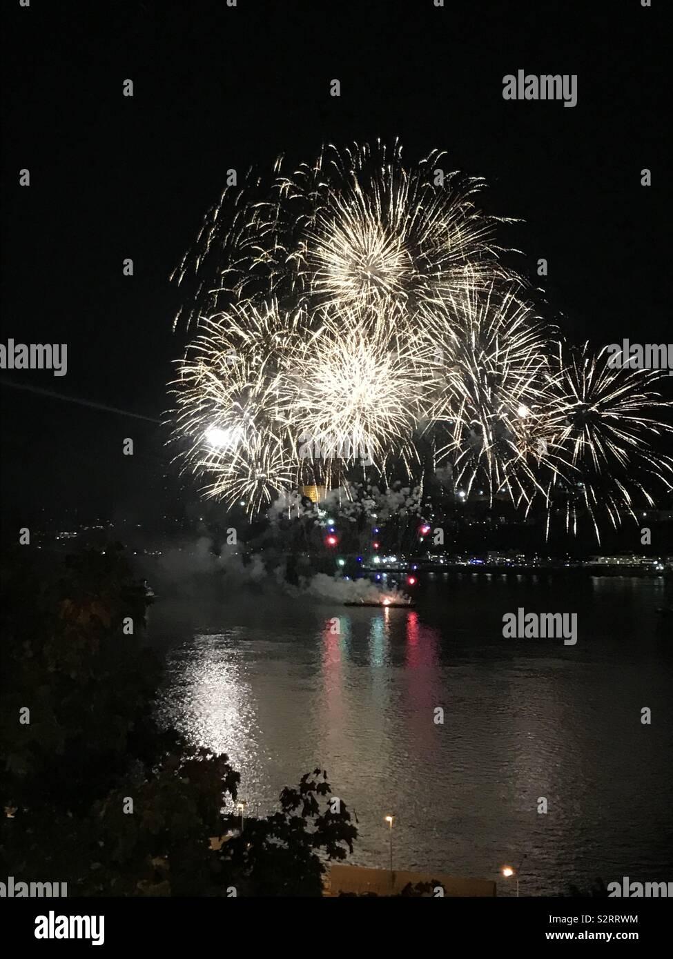 Fireworks Old Quebec City 2018 Stock Photo - Alamy