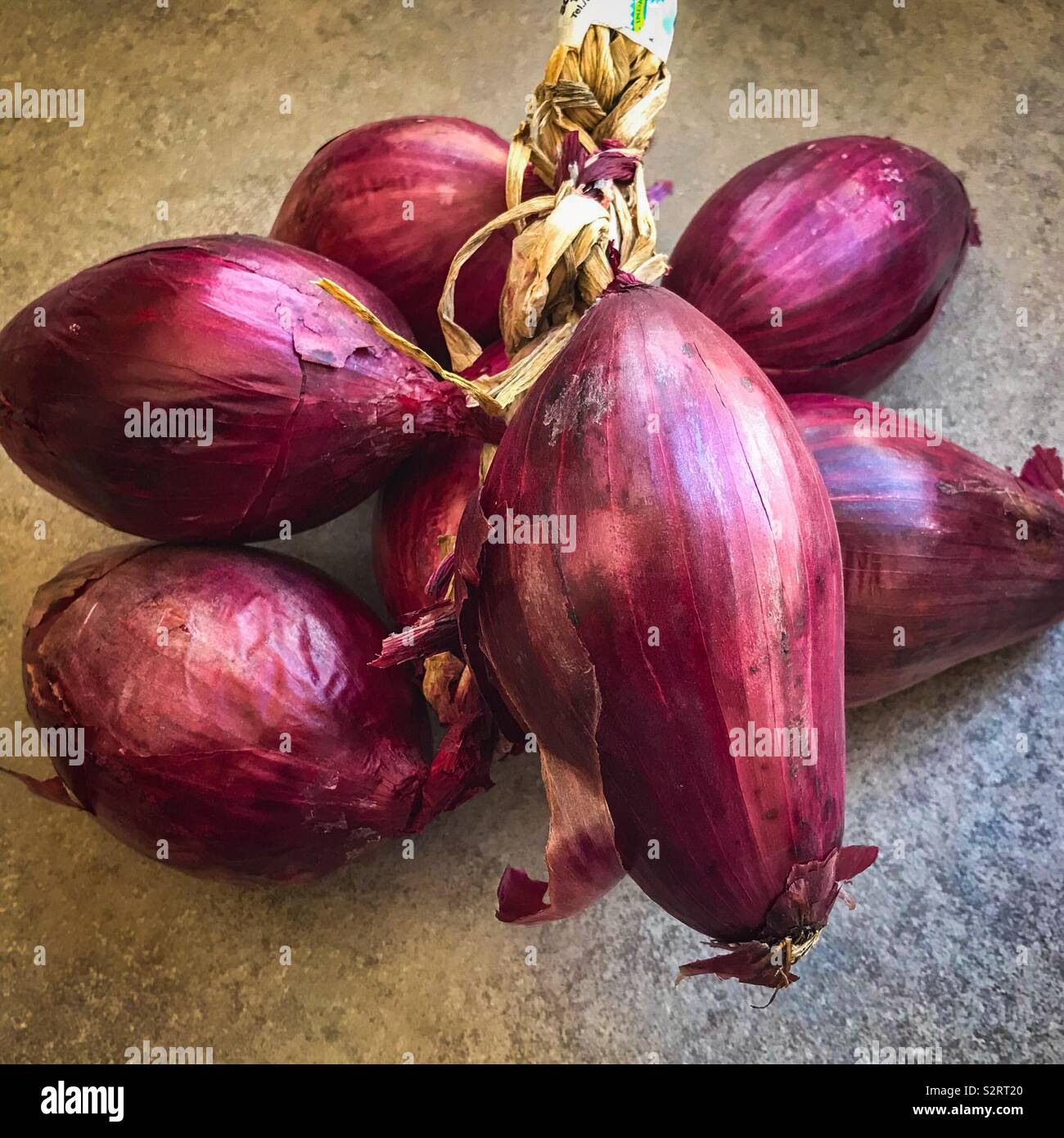 Red onions from Tropea (cipolla rossa di Tropea), Italy Stock Photo - Alamy