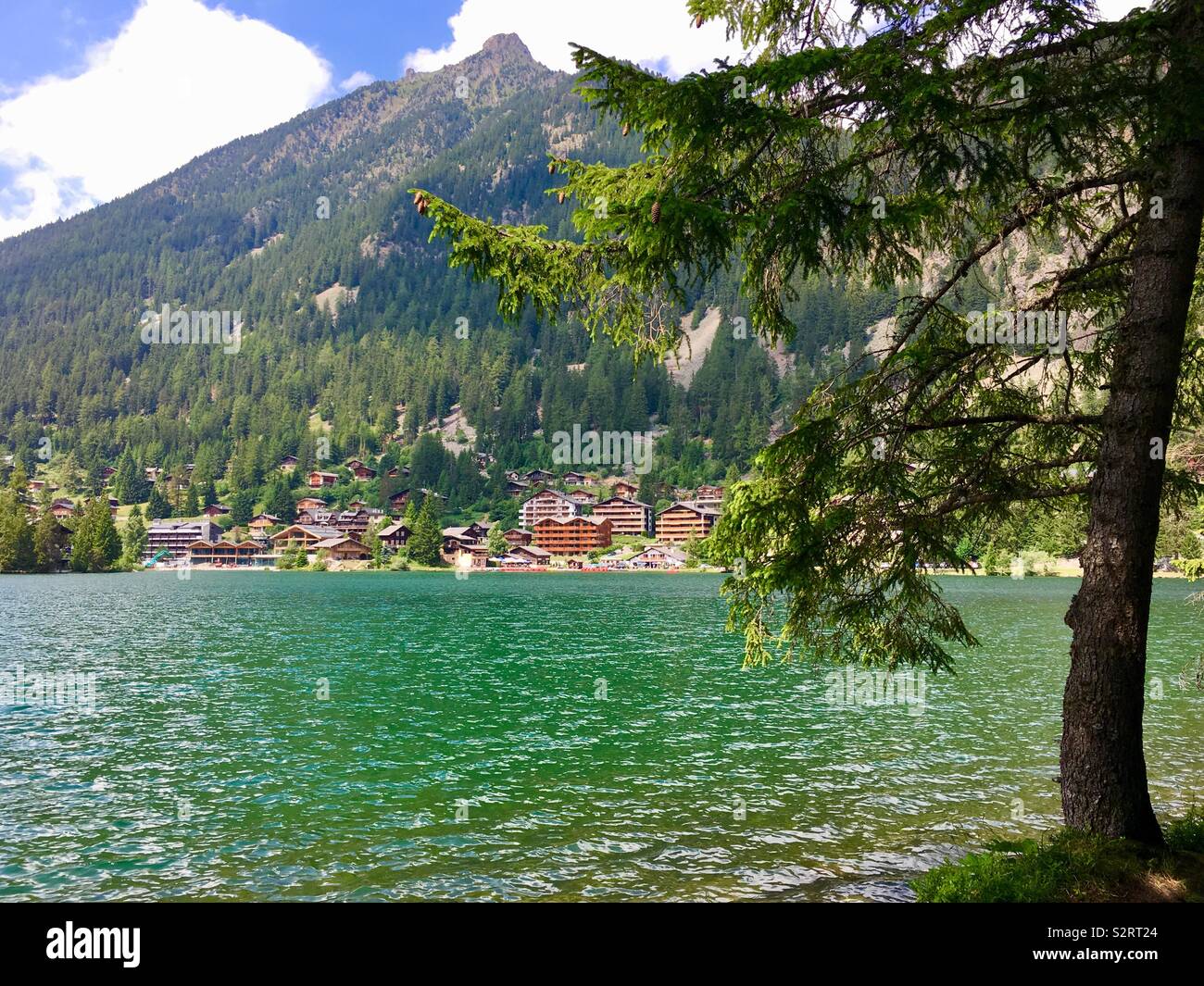 Switzerland valais champex hi-res stock photography and images - Alamy