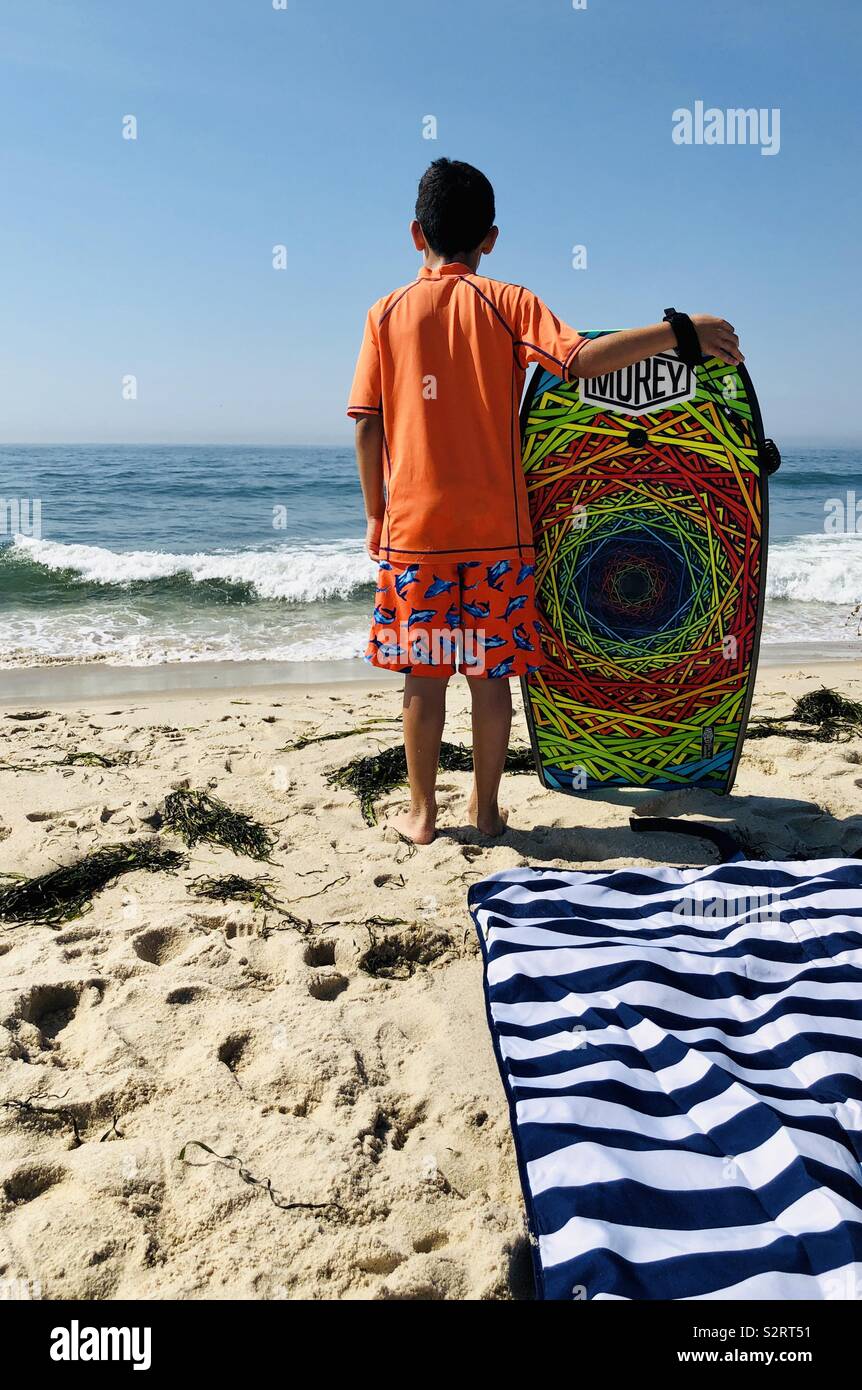Boy surf board hi-res stock photography and images - Alamy