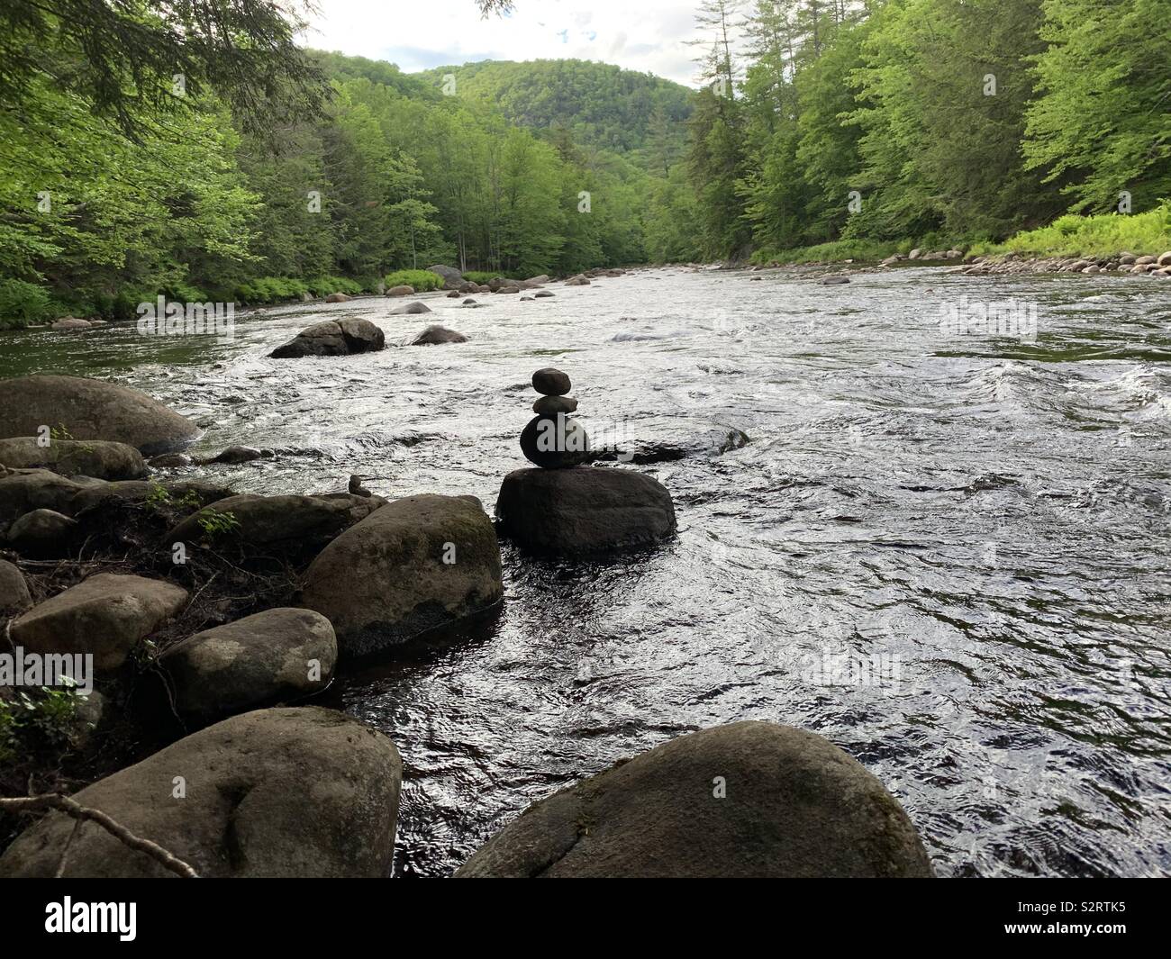 River in New York Stock Photo - Alamy