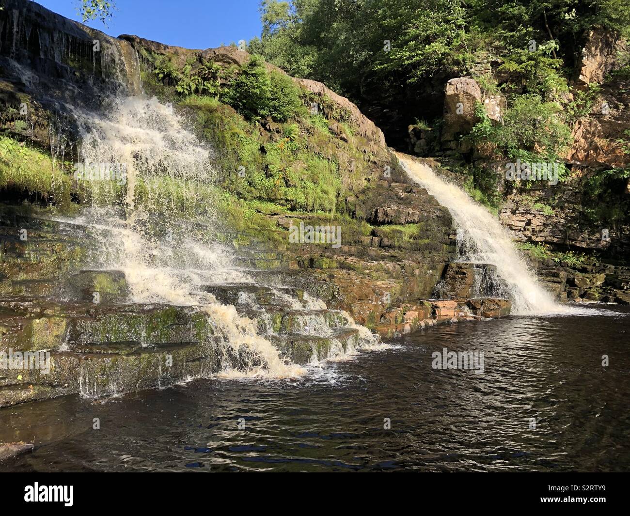The falls of spadeadam Stock Photo - Alamy