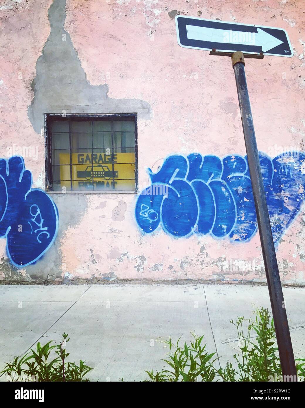 Crooked road sign Stock Photo - Alamy