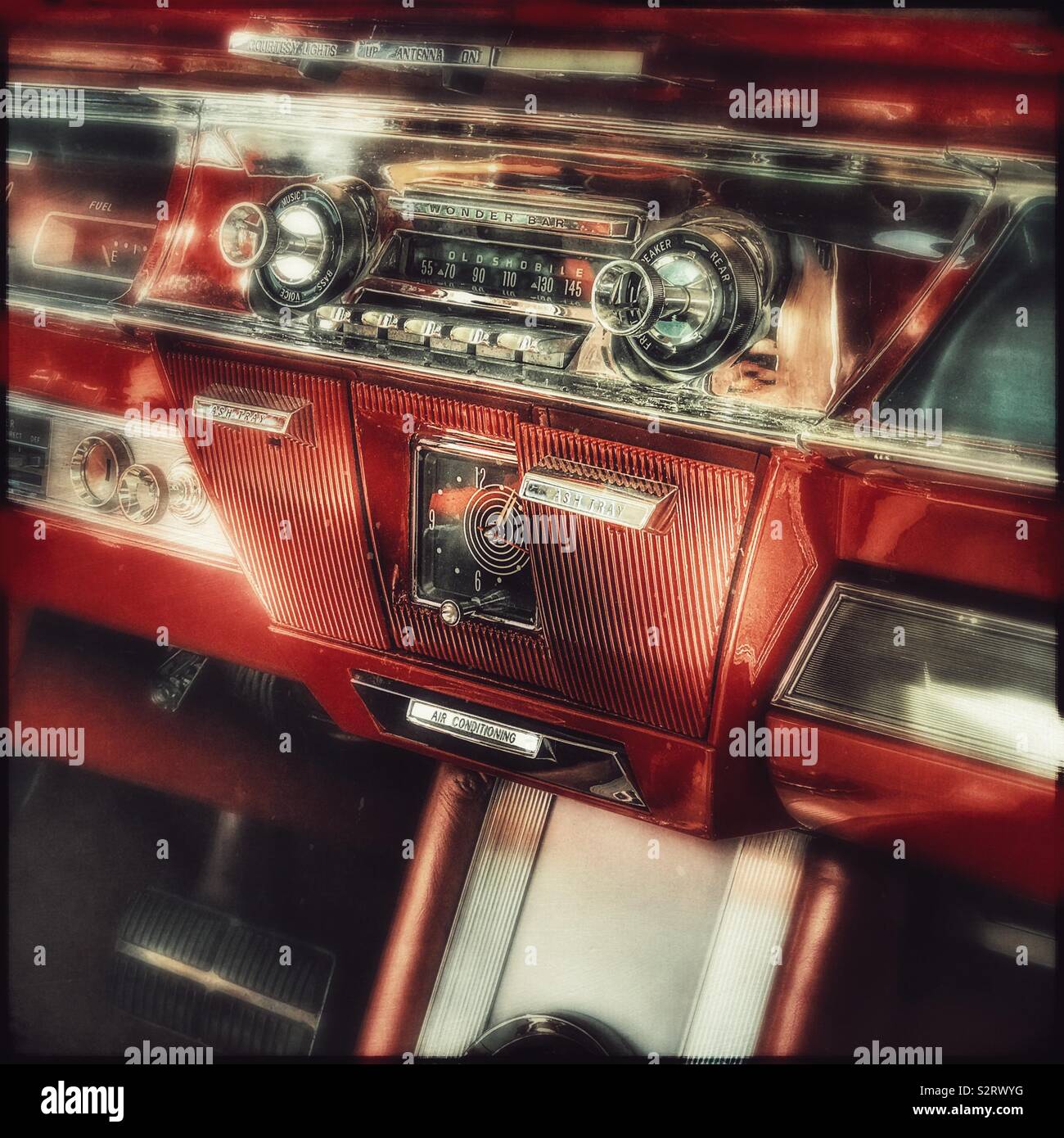 Retro vehicle dashboard hi-res stock photography and images - Alamy