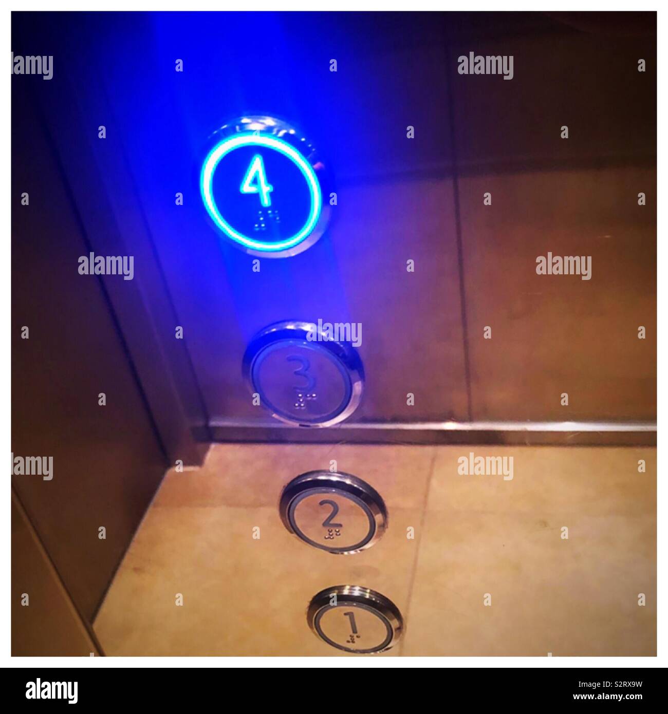 Elevator number four hi-res stock photography and images - Alamy