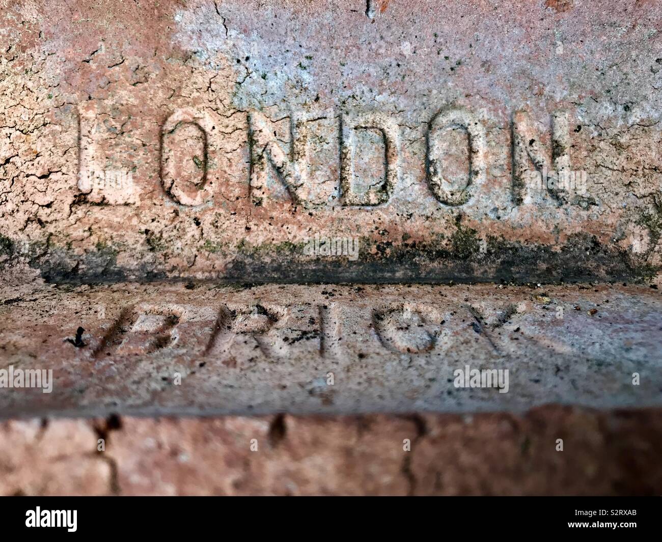 London Brick Stamp Stock Photo - Alamy