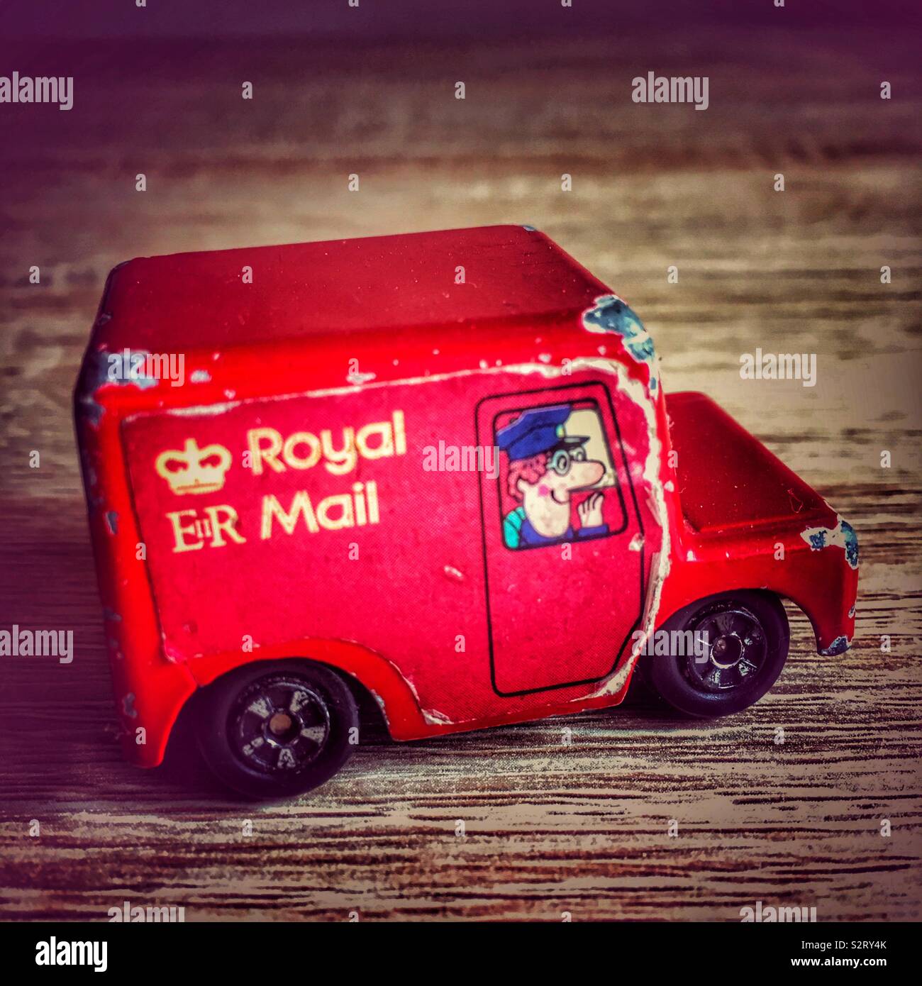 Postman Pat delivery van Stock Photo - Alamy