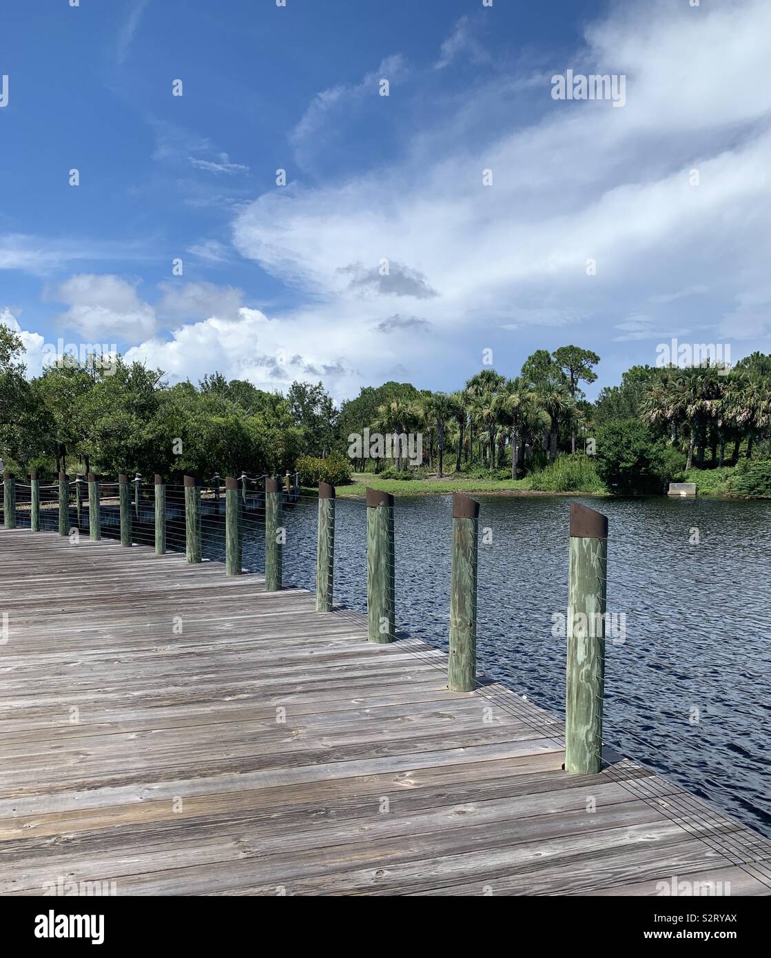 Beautiful landscape wooden bridge hi-res stock photography and images ...