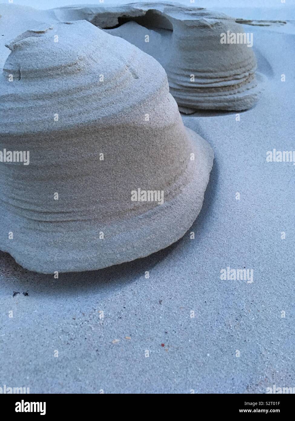 curious sand shape built by the wind Stock Photo - Alamy