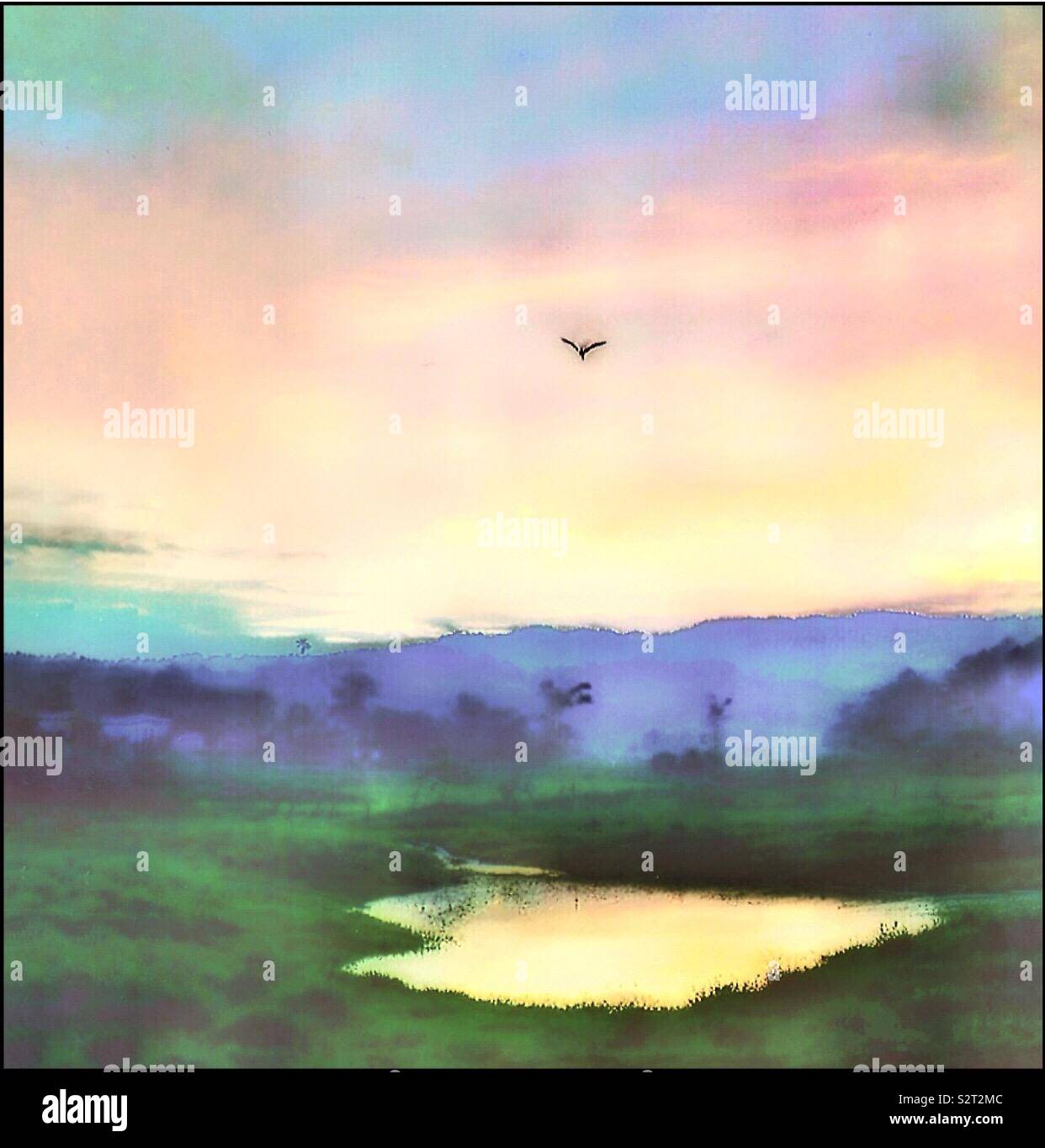 A Jamaican landscape Stock Photo - Alamy