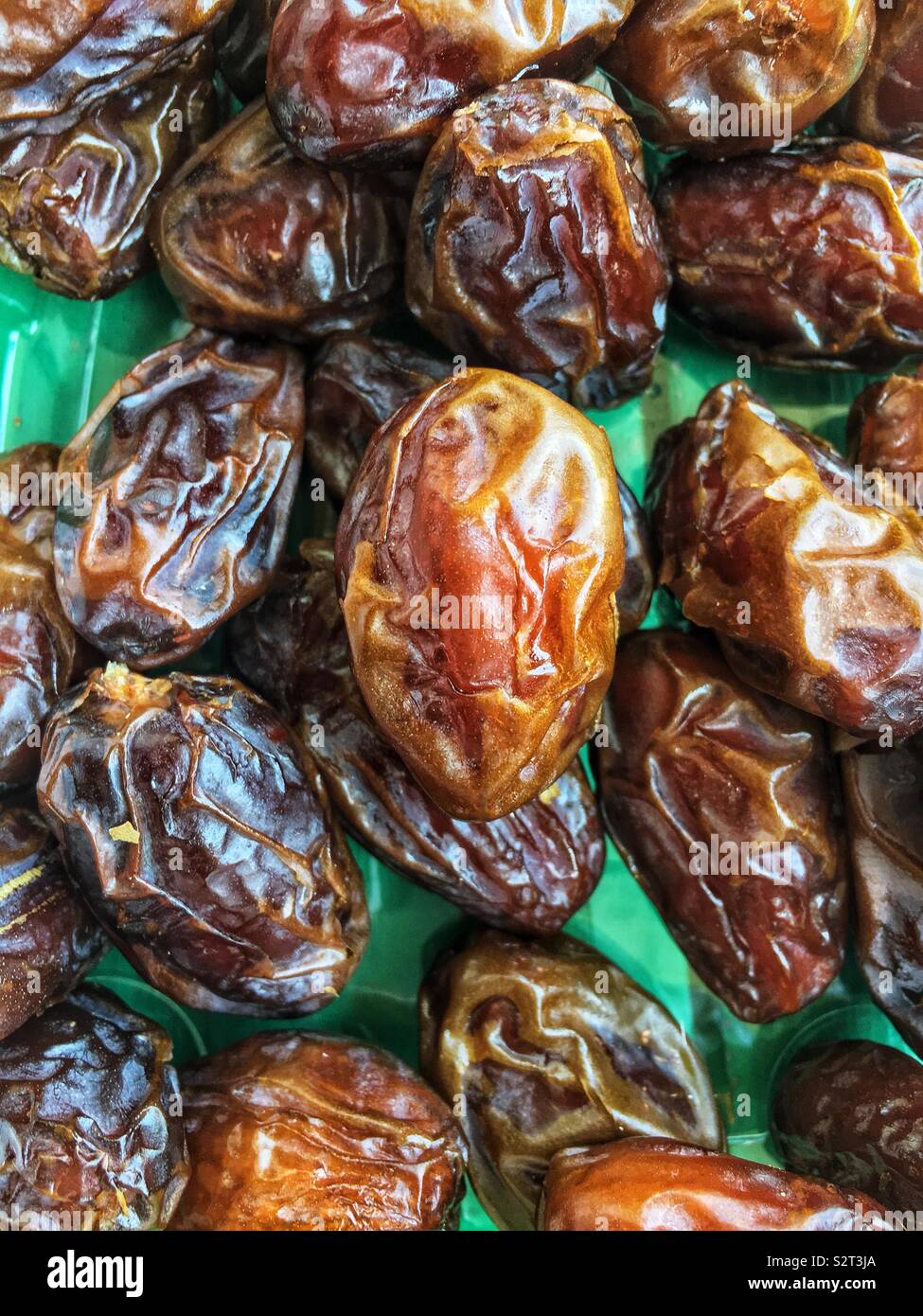 Delicious fresh fruit of the date palm, Phoenix dactylifera plant ...