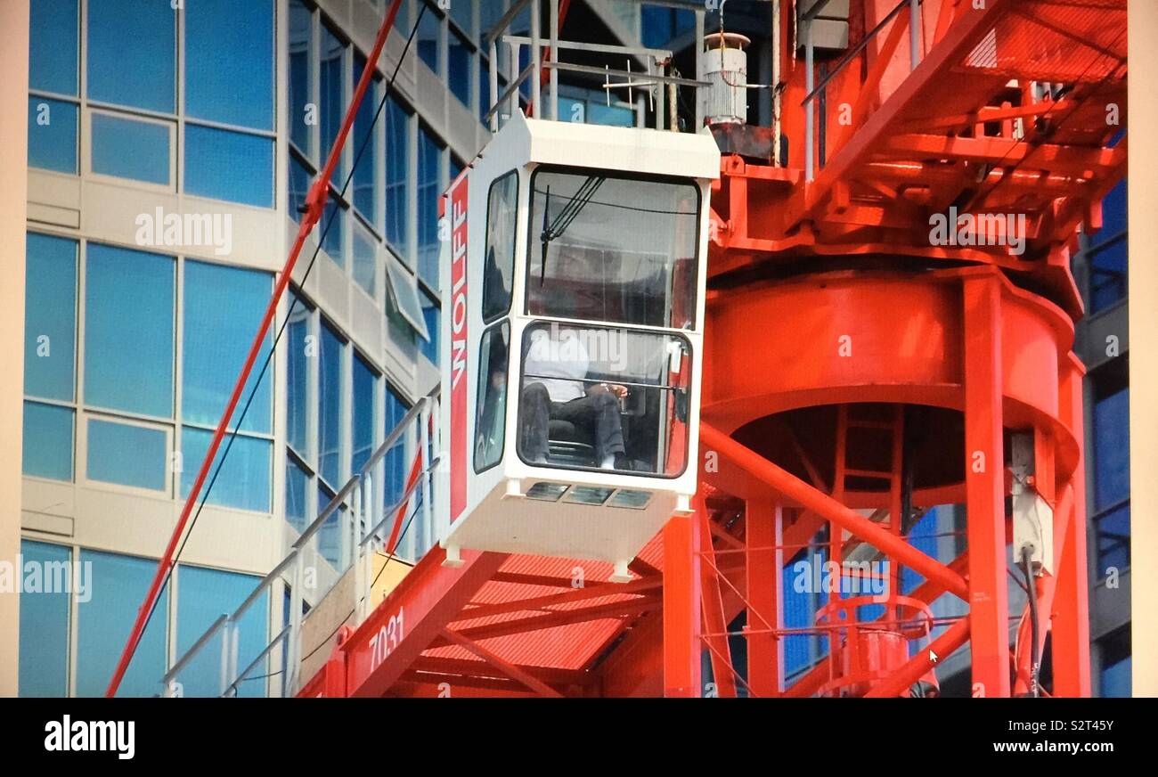 High rise construction, downtown Calgary, Alberta, Canada Stock Photo ...