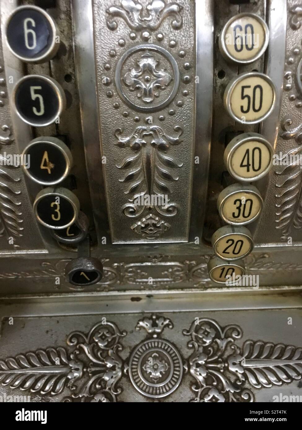 Antique Russian cash register Stock Photo - Alamy