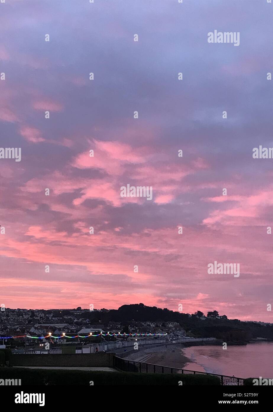 Torquay devon sunset hi-res stock photography and images - Alamy