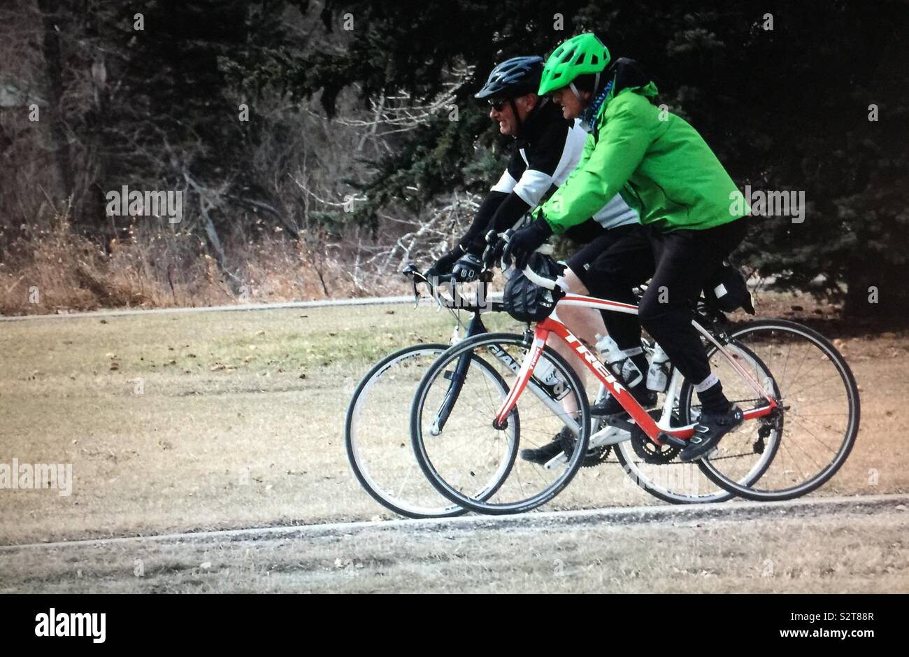 Keeping fit, bicycle riding Stock Photo - Alamy