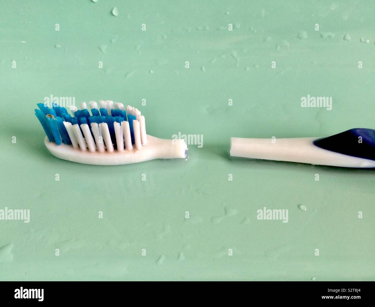 Broken toothbrush hi-res stock photography and images - Alamy