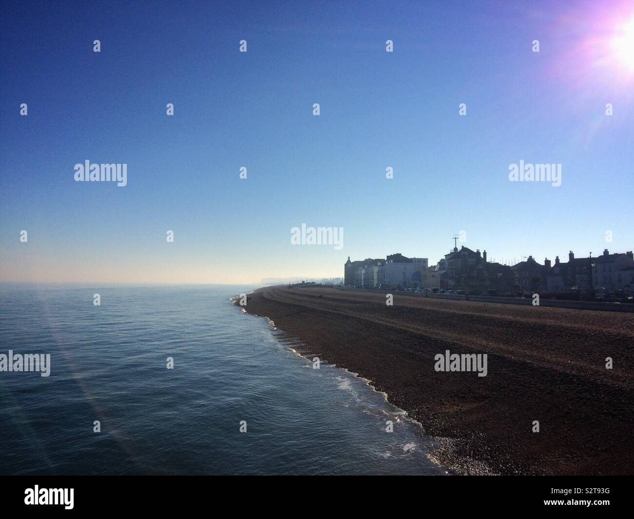 Calm sea sunny beach summer smartphone stock photos and images - Alamy