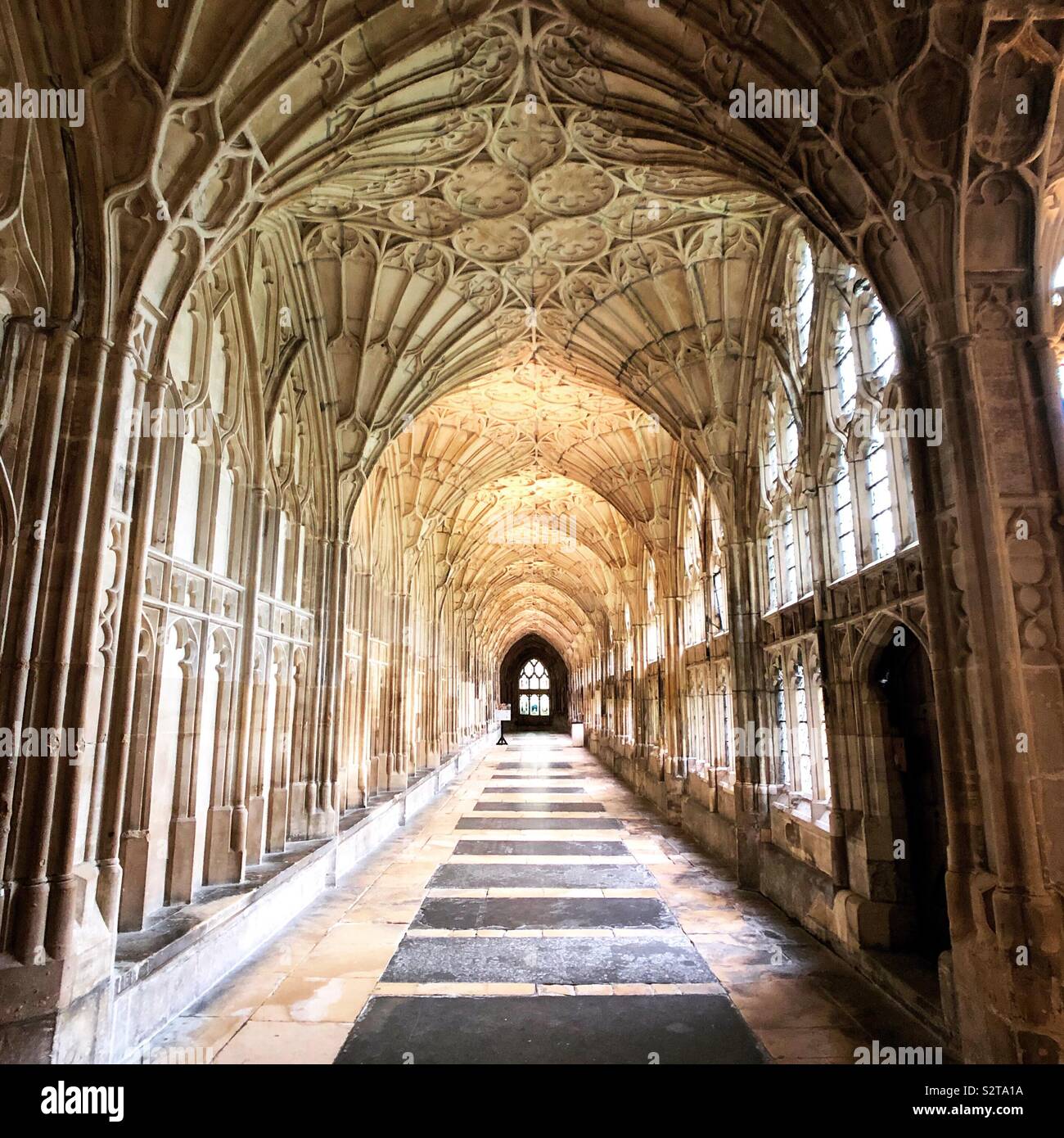 Cloisters in gloucester cathedral hi-res stock photography and images ...