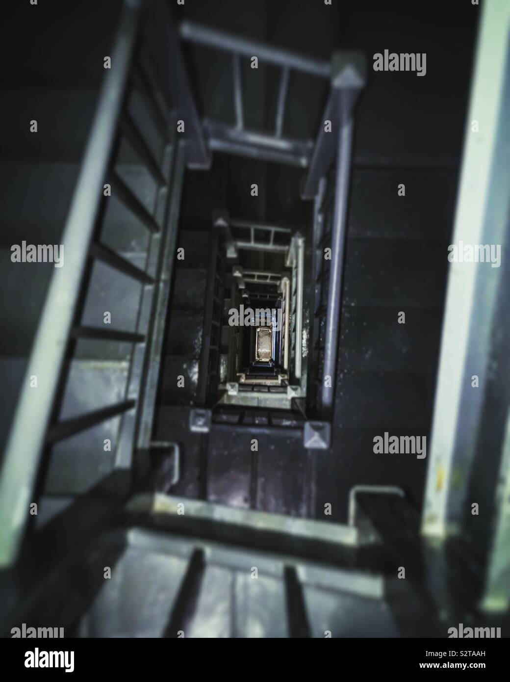 Staircase in a New York City Building Stock Photo - Alamy