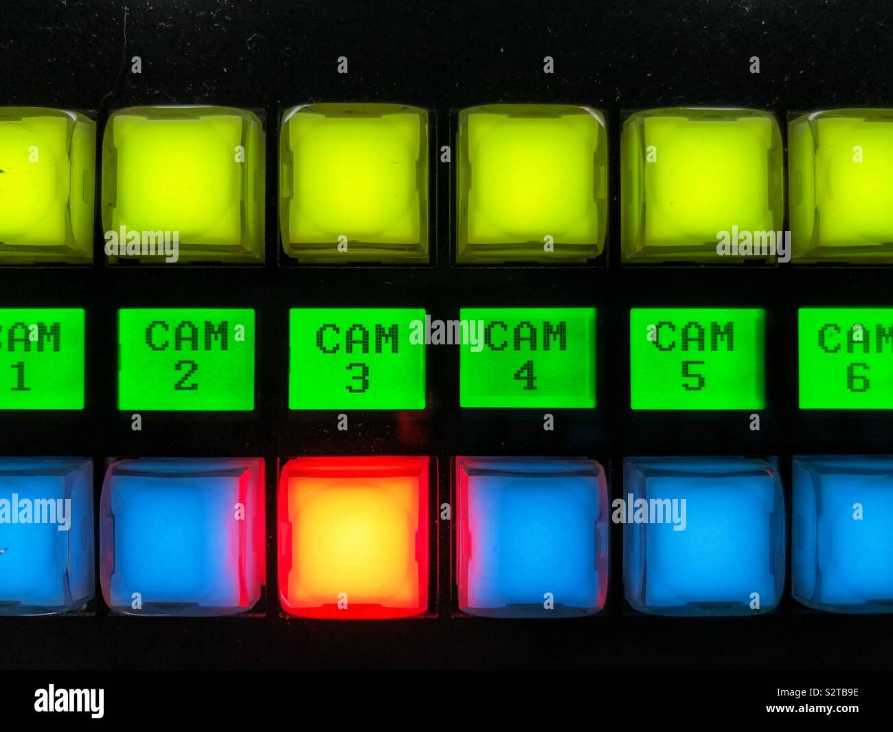 Illuminated buttons on broadcast hi-res stock photography and images ...