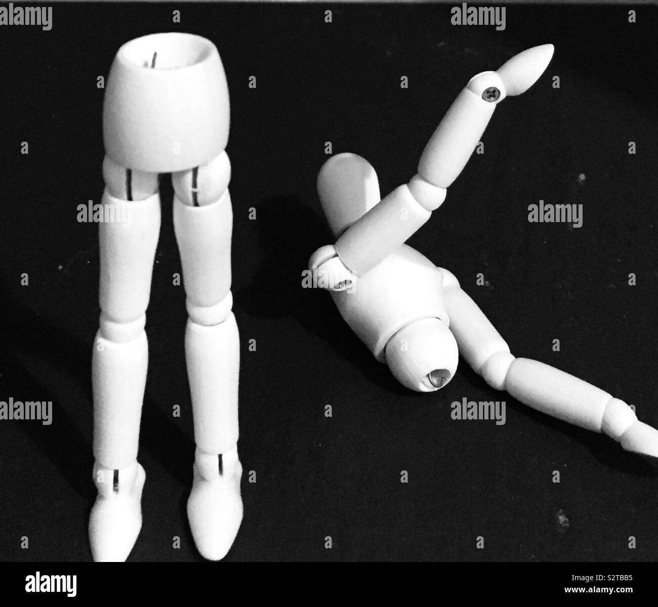 Split legs Black and White Stock Photos & Images - Alamy