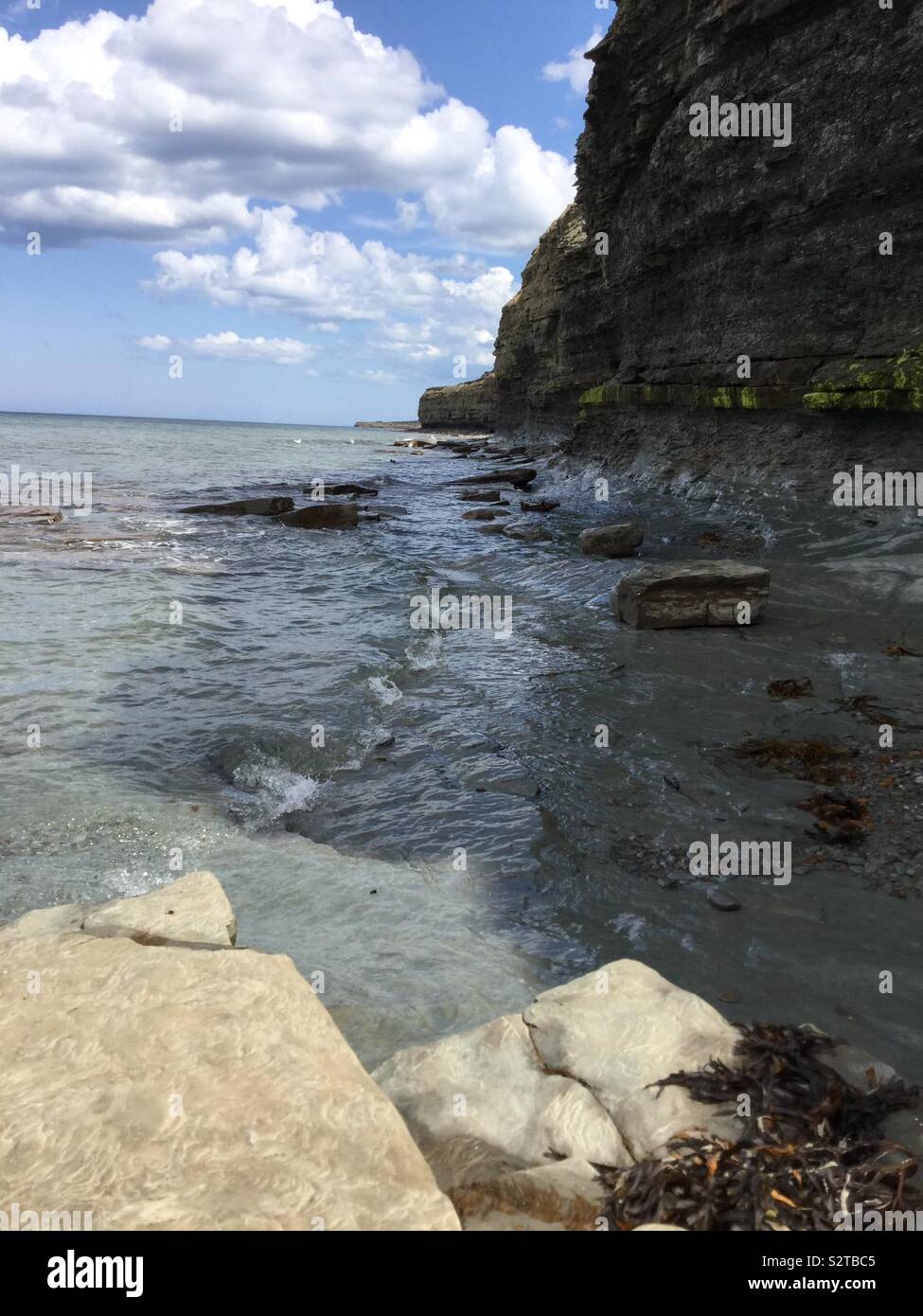 Slate Rock Beach Stock Photo - Alamy