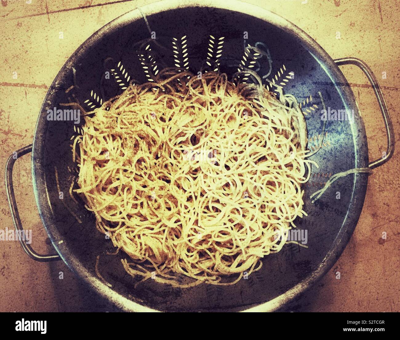 Colander silver hi-res stock photography and images - Alamy