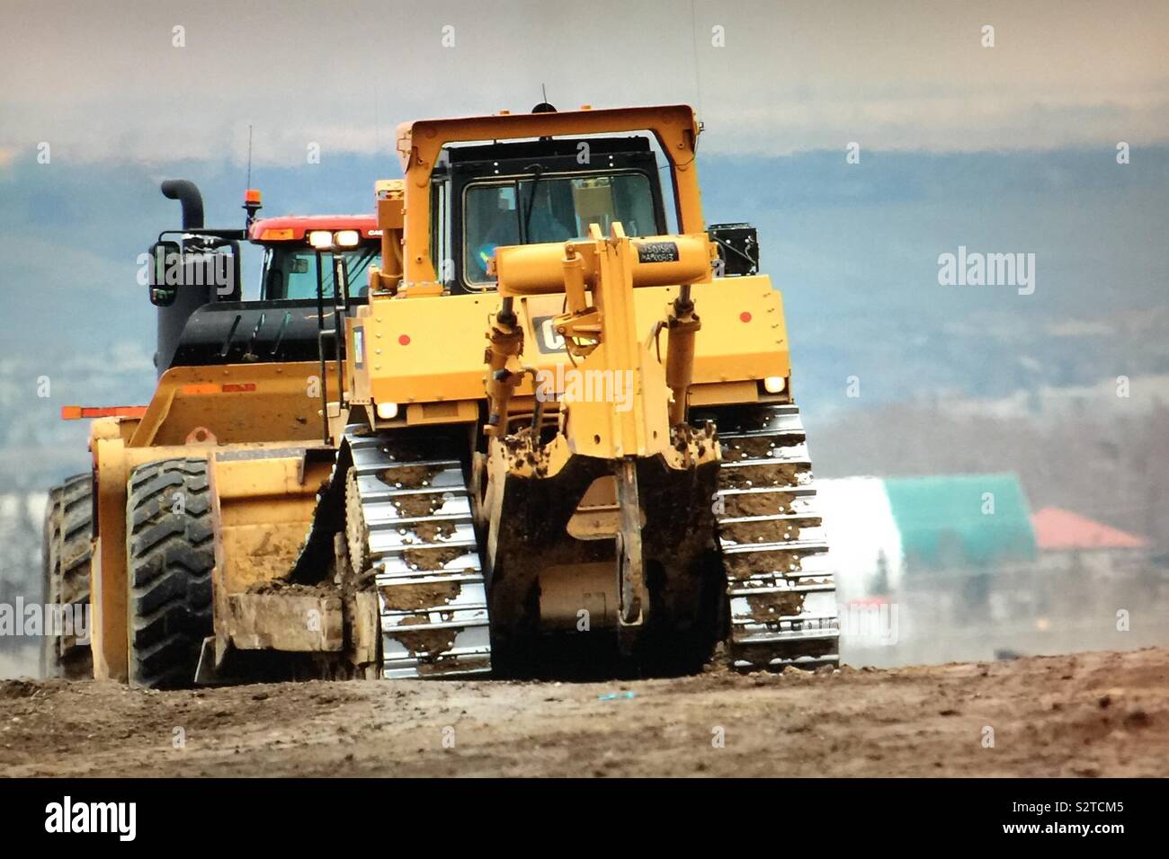 Road construction, Calgary, Alberta,Canada Stock Photo - Alamy
