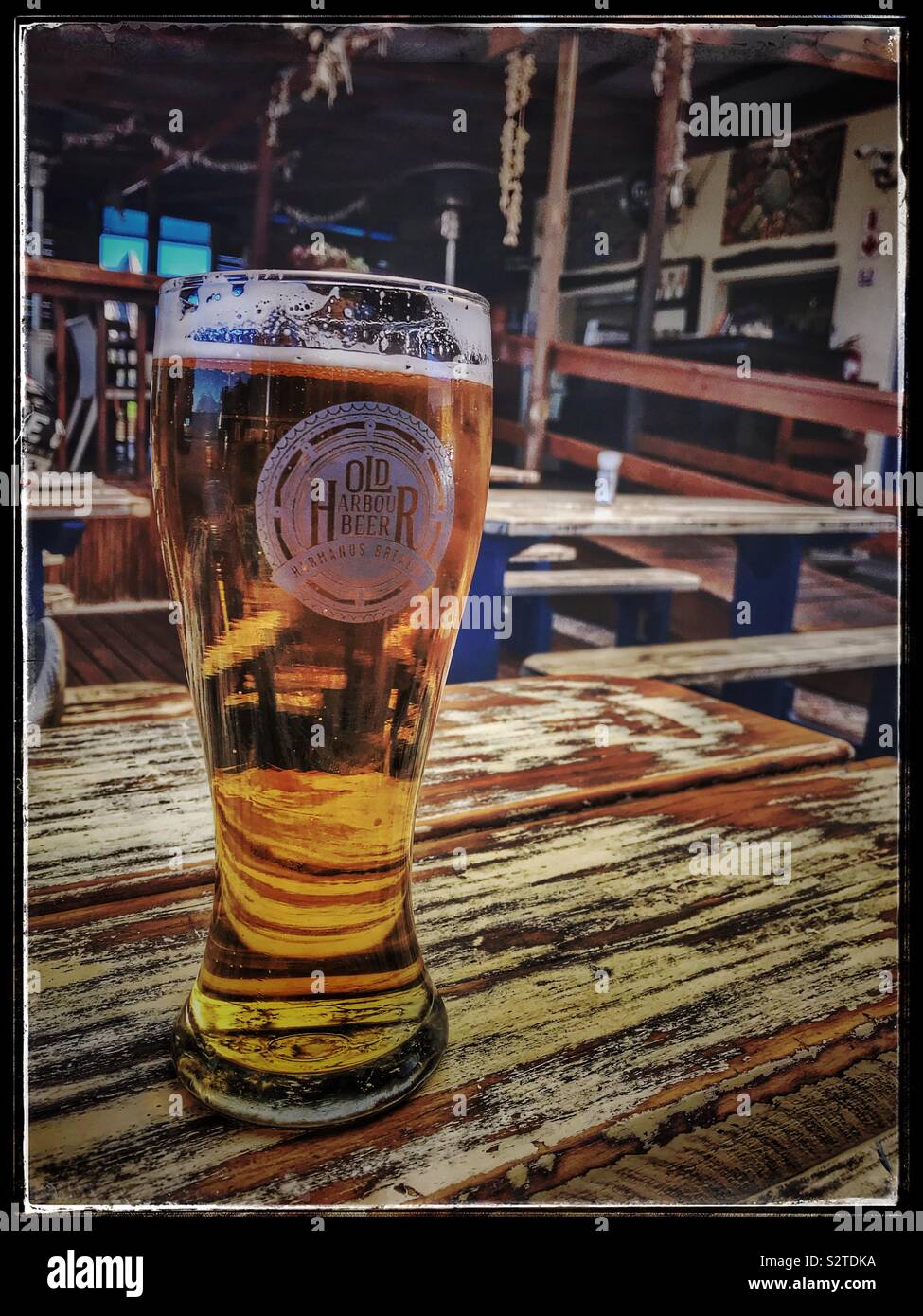 Old Harbour Beer at KabelJoe’s Restaurant, Kleinmond, Overberg, South ...