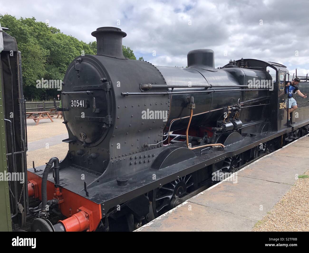 Black steam engine hi-res stock photography and images - Alamy